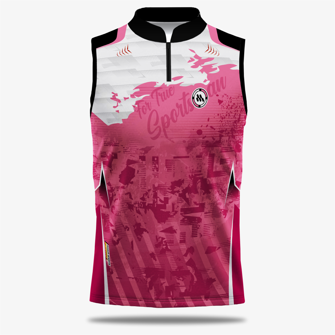 Pink front sublimation sando-S | Mayur Sports